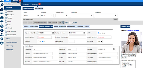 HRIS - Personnel | HRplus Software